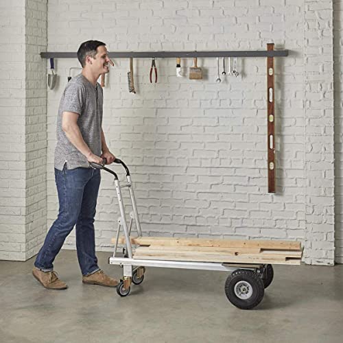 Cosco 3 in 1 Aluminium 992lb / 450kg Capacity Hand Truck with Flat-Free Wheels