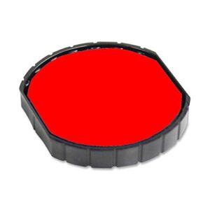 cosco r 30 round stamp replacement pad, red ink