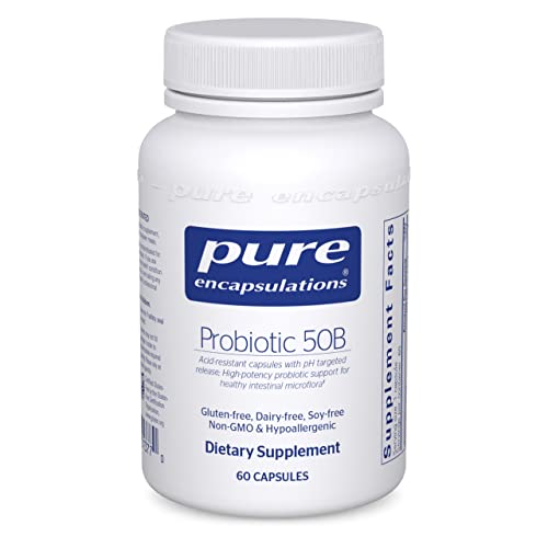 Pure Encapsulations Probiotic 50B | Acid-Resistant Probiotic Capsules to Support Intestinal Ecology and Digestive and Immune Health* | 60 Capsules