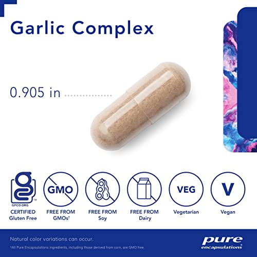 Pure Encapsulations Garlic Complex | Supplement to Support Antioxidant Defenses, Immune Health, and The Cardiovascular System* | 120 Capsules