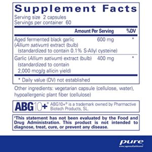 Pure Encapsulations Garlic Complex | Supplement to Support Antioxidant Defenses, Immune Health, and The Cardiovascular System* | 120 Capsules