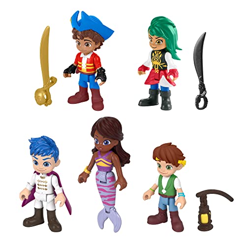 Fisher-Price Santiago Of The Seas Pirate Toys Figure Pack With 5 Characters & Accessories For Preschool Play Ages 3+ Years