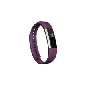 fitbit alta fitness tracker, silver/plum, small (5.5 – 6.7 inch) (us version)