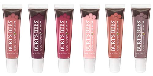 Burt's Bees Lip Gloss Easter Basket Stuffers, Lip Shine for Women, 100% Natural Makeup, Pucker