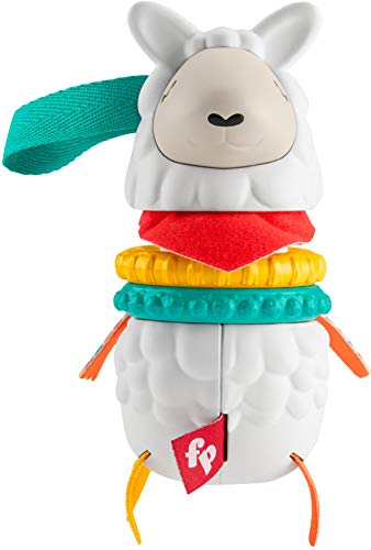 Fisher-Price Click Clack Llama, Baby Take-Along Activity Toy