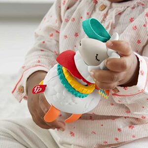 Fisher-Price Click Clack Llama, Baby Take-Along Activity Toy