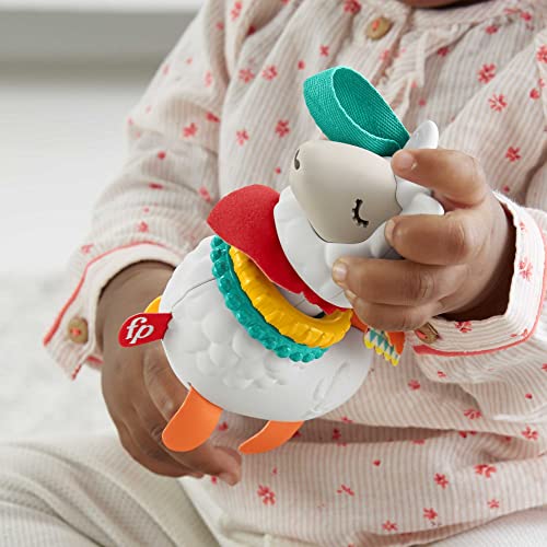 Fisher-Price Click Clack Llama, Baby Take-Along Activity Toy