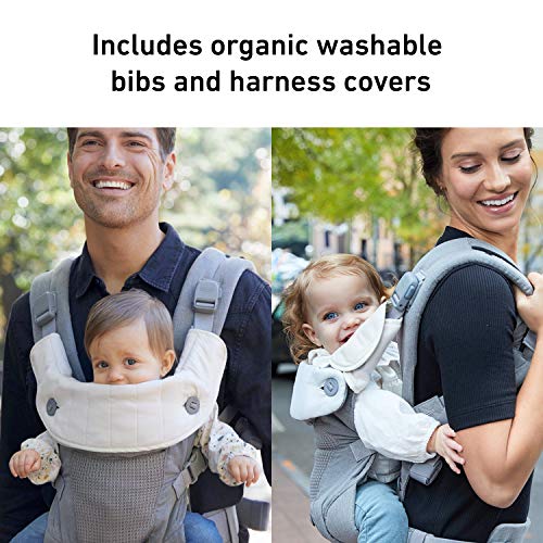 Graco Cradle Me 4 in 1 Baby Carrier | Includes Newborn Mode with No Insert Needed, Mineral Gray