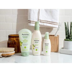 Aveeno Positively Radiant Brightening Facial Cleanser for Sensitive Skin, Non-Comedogenic, Oil-Free, Soap-Free & Hypoallergenic, 6.7 Fl Oz, Pack of 3