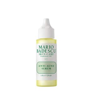 mario badescu anti acne serum for combination & oily skin | clarifying gel-serum that tackles clogged pores | formulated with salicylic acid and glycerin | 1 fl oz