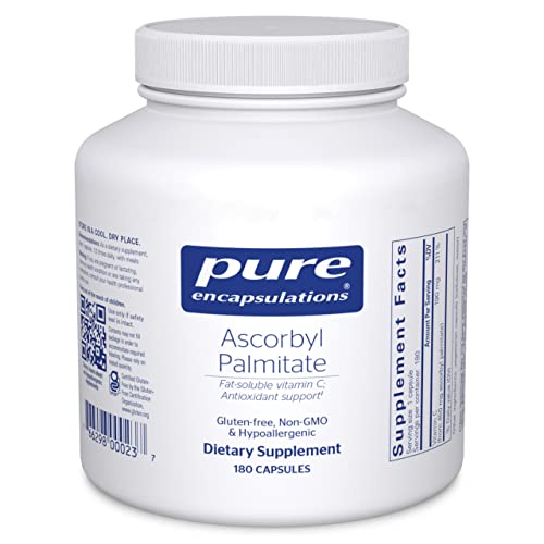 Pure Encapsulations Ascorbyl Palmitate | Vitamin C Supplement to Support Iron Absorption and a Healthy Immune System* | 180 Capsules