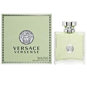 versace versense for women eau de toilette spray, 3.4 ounce