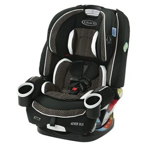 graco 4ever dlx 4 in 1 car seat, infant to toddler car seat, with 10 years of use, zagg 1 count (pack of 1)