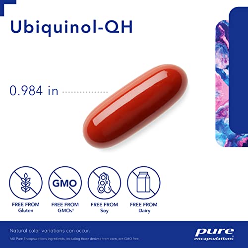 Pure Encapsulations Ubiquinol-QH 100 mg | Active Form of CoQ10 to Support Immune Health, Cellular Energy, and Cardiovascular Health* | 60 Softgel Capsules