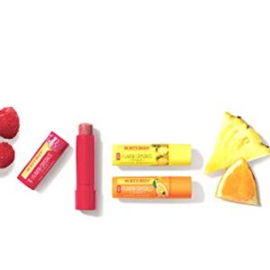 Burt's Bees Flavor Crystals 100% Natural Lip Balm, Sweet Orange with Beeswax & Fruit Extracts - 1 Tube