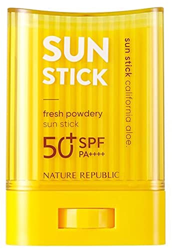 Nature Republic California Aloe Fresh Powdery Sun Stick SPF50+ PA++++ 22g / 0.77 oz.