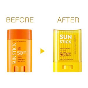 Nature Republic California Aloe Fresh Powdery Sun Stick SPF50+ PA++++ 22g / 0.77 oz.