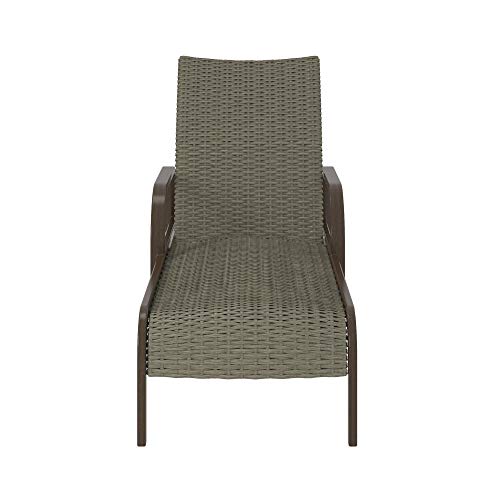 Cosco Outdoor Living SmartWick Chaise Lounger, Warm Gray (88463QDT1E)