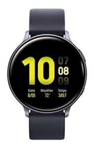 samsung galaxy watch active2 (44mm), aqua black, us version (renewed)