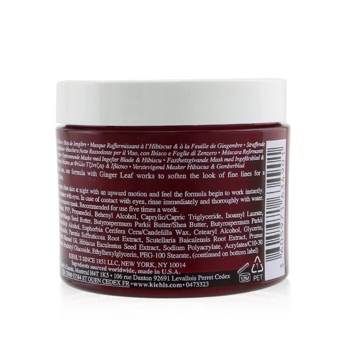 Kiehl's Ginger Leaf & Hibiscus Firming Mask, 3.4 Ounce