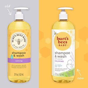 Burtâ€™s Bees Baby Shampoo & Wash, Calming, 21 Ounces (Pack of 3)