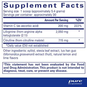 Pure Encapsulations Nitric Oxide Support | Supports Healthy Oxygen Circulation and Promotes Energy Production Within Muscles | 5.7 Ounces