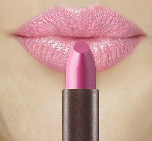 Burts Bees 100% Natural Glossy Lipstick, Pink Pool - 1 Tube