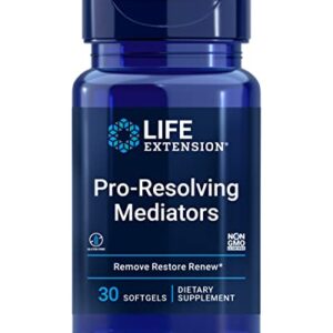 Life Extension Pro-Resolving Mediators - Inflammation Management and Joint Health Supplement -Whole Body Health Support - From Marin Oil PRMs SPMs - Gluten-Free, Non-GMO, 30 Softgels