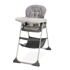 Graco Slim Snacker High Chair, Ultra Compact High Chair, Whisk