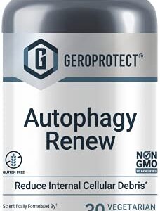 Life Extension GeoProtect Autophagy Renew – Encourages Cellular Housekeeping & Longevity – Vegetarian, Gluten-Free, Non-GMO – 30 Vegetarian Capsules