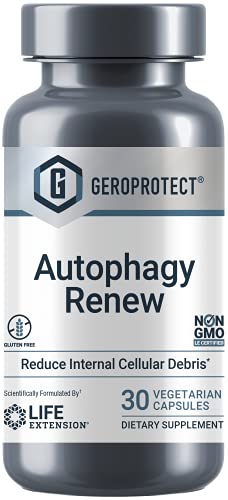 Life Extension GeoProtect Autophagy Renew – Encourages Cellular Housekeeping & Longevity – Vegetarian, Gluten-Free, Non-GMO – 30 Vegetarian Capsules