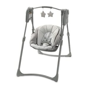 graco® slim spaces™ compact baby swing, reign