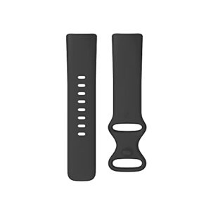 fitbit charge 5 infinity accessory band, official product, black, large