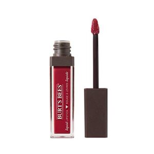 burt’s bees 100% natural glossy liquid lipstick, drenched dahlia, 1 tube