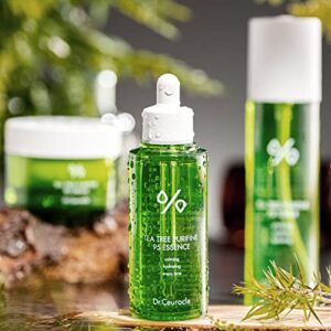 Dr.Ceuracle Tea Tree Purifine EssenceㅣThe Mildest Serum with 95% Tea Tree Extract ㅣLightweight Moisturizer for Returning Skin's Natural Vitality, ComplexionㅣIntensive Care for Calming Skin Trouble, Acne