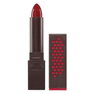 burts bees 100% natural moisturizing lipstick, scarlet soaked, 1 tube