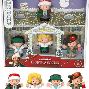 Little People Collector National Lampoon’S Christmas Vacation Special Edition Set In Display Gift Box for Adults & Fans, 4 Figures