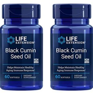 Life Extension Black Cumin Seed Oil, 60 softgels Life Extension (2 pack)