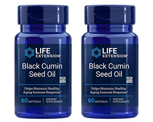 Life Extension Black Cumin Seed Oil, 60 softgels Life Extension (2 pack)