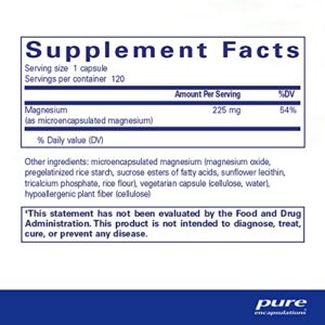 Pure Encapsulations UltraMag Magnesium | Supplement to Support Nutrient Metabolism, Energy Production, Bones, Muscle Relaxation, and Cardiovascular Health* | 120 Capsules