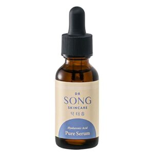 dr song pure hyaluronic acid serum, korean skin care moisturizer, anti aging korean beauty (1 fl oz)