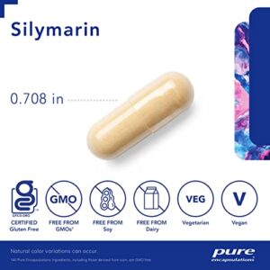 Pure Encapsulations Silymarin | Milk Thistle Extract Supplement for Liver Support and Antioxidant Activity* | 120 Capsules