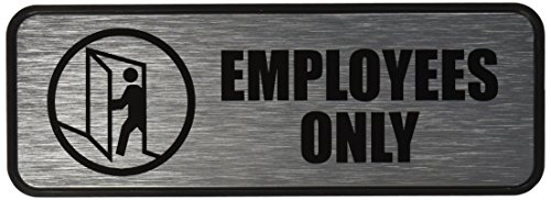 COSCO Employees-Only Sign (COS098206)