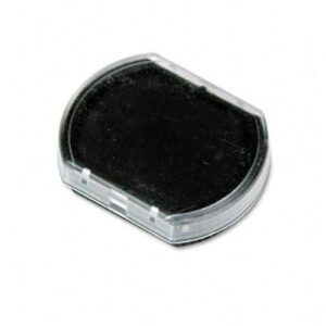 cosco r 24 round stamp replacement pad, black ink