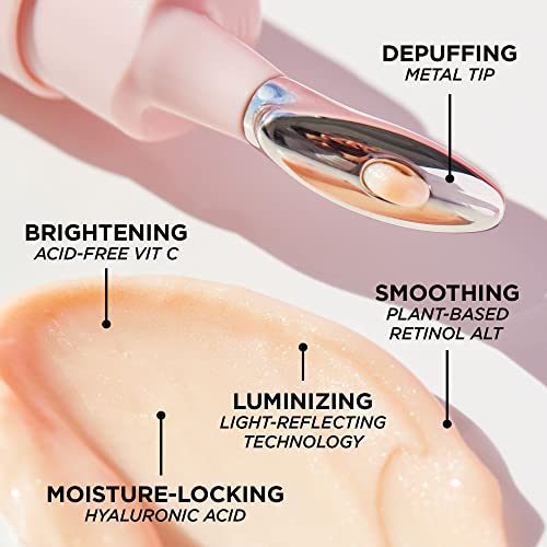 BeautyBio The Eyelighter Concentrate. Smoothing, Brightening & Priming Serum + Depuffing Tool, 1 ct.