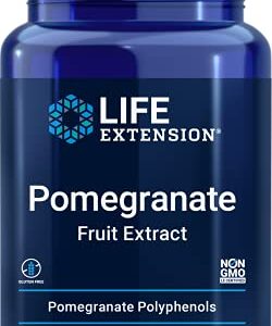 Life Extension Pomegranate Supplement for Cardiovascular Health Support – Non-GMO, Gluten-Free - 30 Vegetarian Capsules