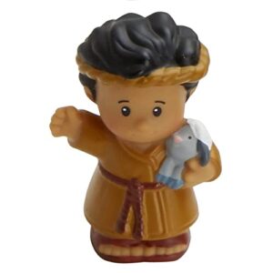 f-price replacement part for fisher-price little people nativity set – n4630 ~ replacement shepherd holding a sheep ~ works with many sets, brown, gray