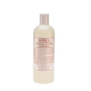 kiehl’s bath and shower liquid body cleanser grapefruit, 16.9 ounce