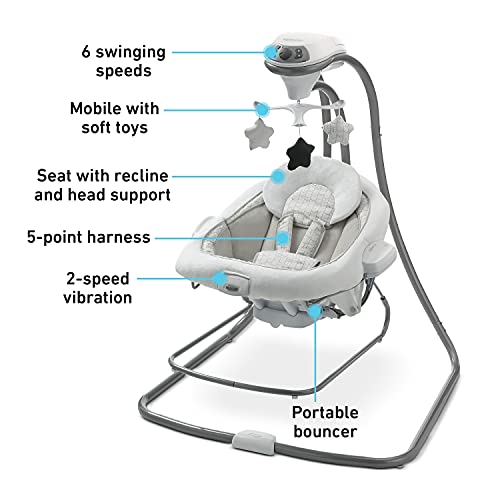 Graco DuetConnect LX Swing and Bouncer, Redmond