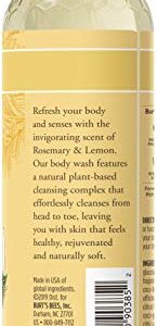 Burts Bees Rosemary & Lemon Body Wash, 12 Oz - Pack of 3 (Package May Vary)